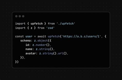 Upfetch Typescript Client On Steroids ⋅ Schema Validation ⋅ Bart S