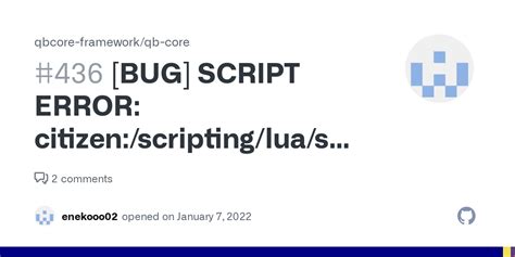 BUG SCRIPT ERROR Citizen Scripting Lua Scheduler Lua No Such Export ExecuteSync In