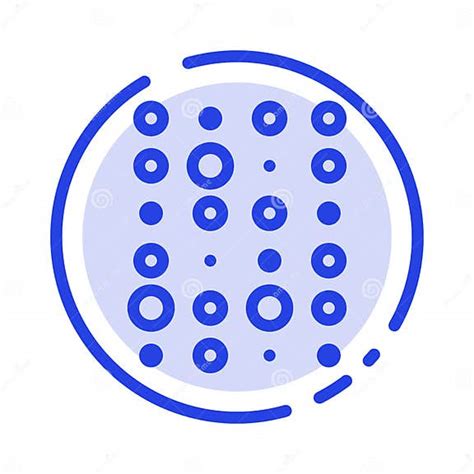 Unstructured Data Insecure Data Science Blue Dotted Line Line Icon