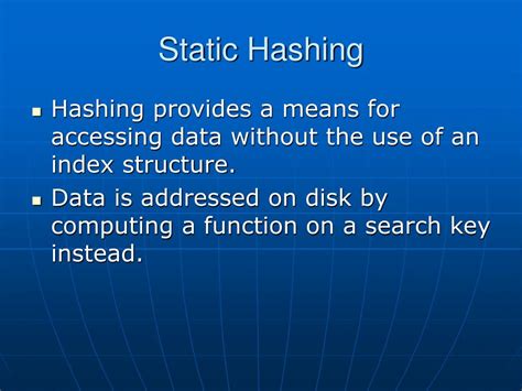 PPT Hashing PowerPoint Presentation Free Download ID 3569685