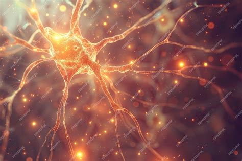 Premium Photo Abstract Medical Background Neurons Brain Cells Network Of Neurons In Human