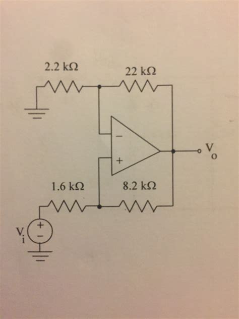 Solved Determine The Output Voltage Vo As A Function Of