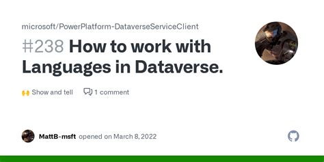 how to work with languages in dataverse · microsoft powerplatform