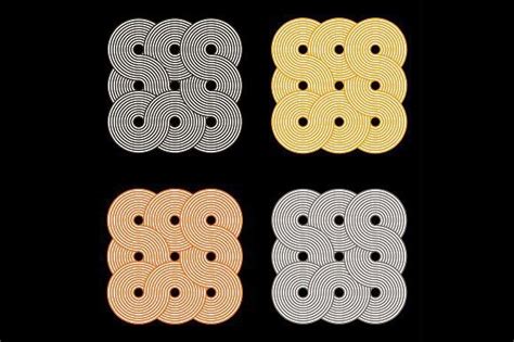 Abstract Overlapping Circle Pattern