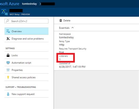 Is It Possible To Create Azure Service Bus Relay Using Windows Service