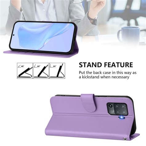 For Oppo F19 Pro Reno5 F Skin Feel Solid Color Leather Phone Case