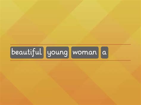 Adjective Word Order Opinion Vs Fact Adjectives Unjumble