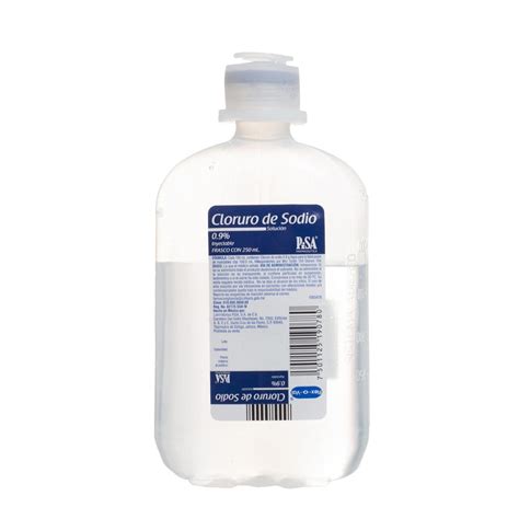 solucion cs cloruro de sodio 0 9 inyectable 250ml pisa novamedical