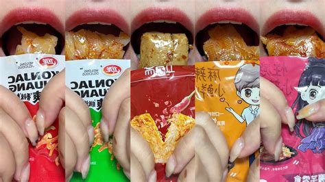 Asmr Chinese Mala Snack 중국간식 먹방 Eating Sounds Youtube