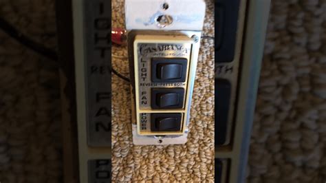 Casablanca Inteli Touch W11 Fan Control Switch