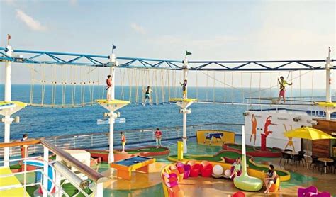 Carnival Cruise Line Ropes Courses Third High Ropes Adventure Blooloop