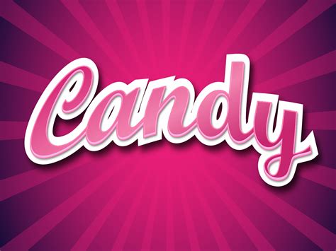 Abstract Text Effect Vector 3d Text Style Behance