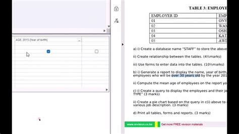Ms Access Database Development Process Tutorial 9 (Tables, Relationship, Forms, Queries and ...