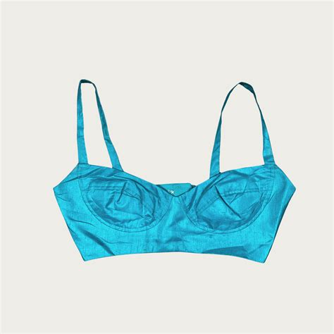 S Gunne Sax Teal Bra Top The Clothing Warehouse