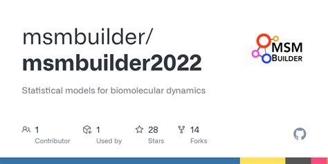 GitHub Msmbuilder Msmbuilder2022 Statistical Models For Biomolecular Dynamics