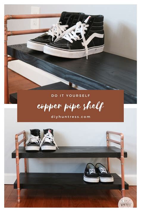 Diy Copper Pipe Shelf Diy Huntress