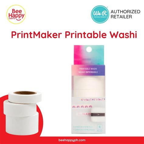 We R Memory Keepers PrintMaker Printable Washi Lazada PH