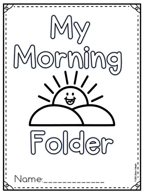Morning Folder Grade 1 Made By Teachers