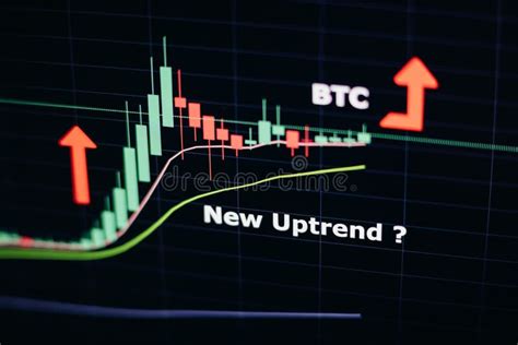 Bitcoin Chart And Price Prediction Analysis Stock Image Image Of Monitor Finance 182250629