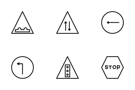 1706 Traffic Sign Icon Packs Free In Svg Png Ico Iconscout
