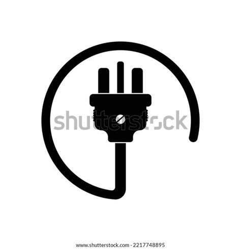 Electrical Plugin Icon Logo Vector Flat Stock Vector Royalty Free 2217748895 Shutterstock