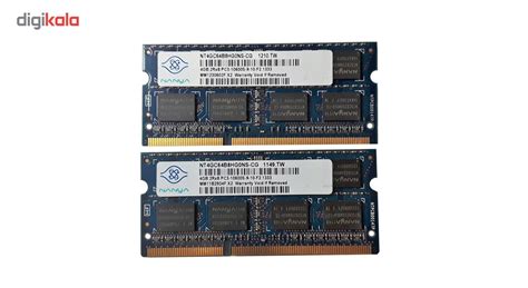 قیمت و خرید ⭐ رم لپ تاپ نانیا مدل 1333 Ddr3 Pc3 10600s Mhz ظرفیت 4گیگابایت [1404 ] فروشگاه دپین