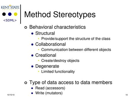 Ppt The Emergent Laws Of Method And Class Stereotypes In Object Oriented Software Powerpoint