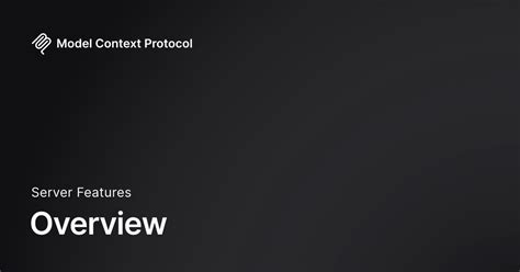 overview model context protocol
