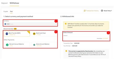 How To Withdraw From Binance Crypto Fiat Money Transfers Guide