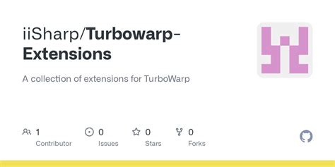 github iisharp turbowarp extensions a collection of extensions for