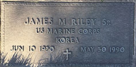 James M Riley Sr 1930 1990 Find A Grave Memorial
