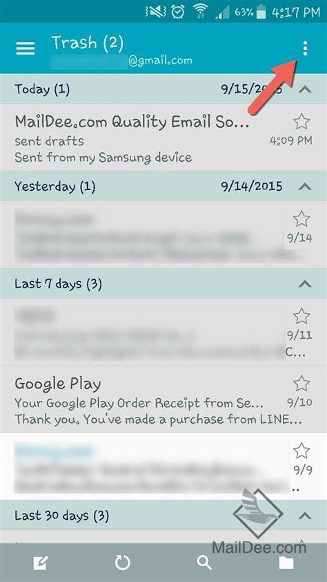 Technology Land Co Ltd Android วธยาย ขอความอเมล ไปยง Folder ทเราตองการ บน