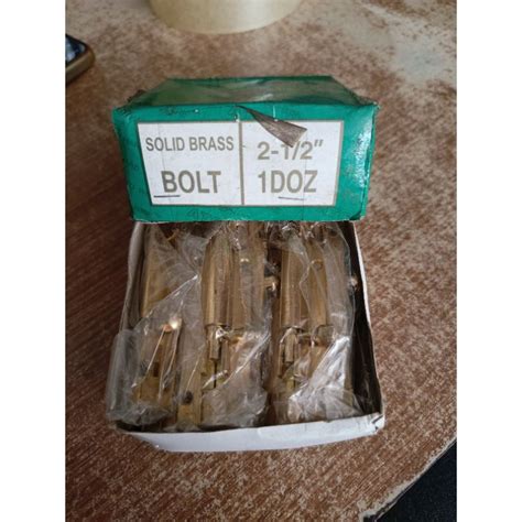 Solid Brass Latch Latch Latch Per Pack Of 12 Pcs Shopee Malaysia