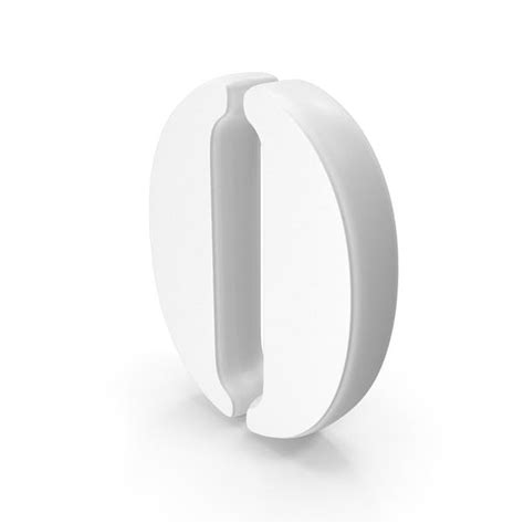 White Stencil Font Number 0 3d Envato Elements