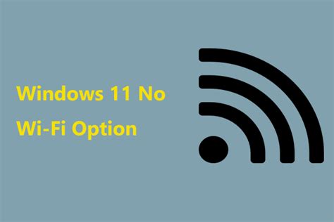 How To Fix A Missing Wi Fi Option In Windows 11 The Tech Edvocate