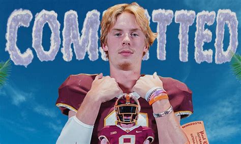 Stillwater Quarterback Max Shikenjanski Commits To Gophers Sports