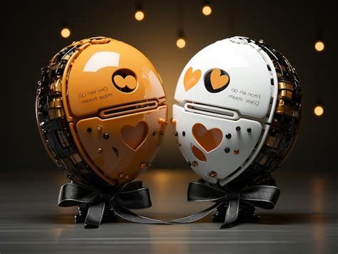 Premium Ai Image Love Balloon