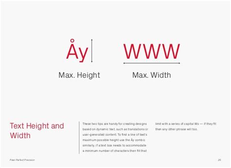 Text Height And Width These