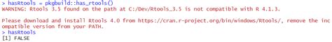 installation script improve rtools check · issue 1136 · open systems