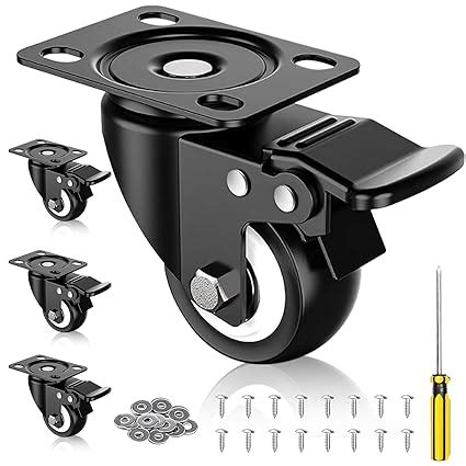 Bonbell Ruedas Para Muebles 4 Piezas Rueda Giratoria Llantas