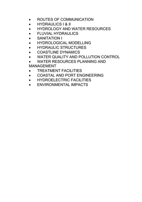 Civil Engineering Modules Contents Pdf