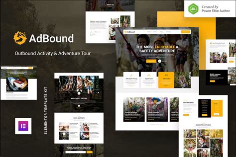 AdBound Outbound Activity Adventure Tour Elementor Template Kit Themenvato