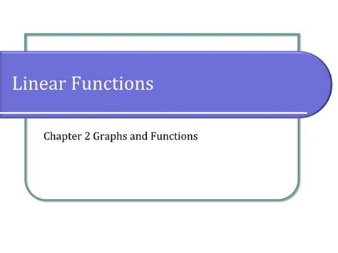 2 4 linear functions pdf