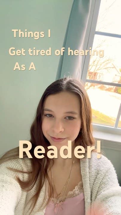 Things I get tired of hearing as a reader! #booktok #funny #relatable #reader - YouTube