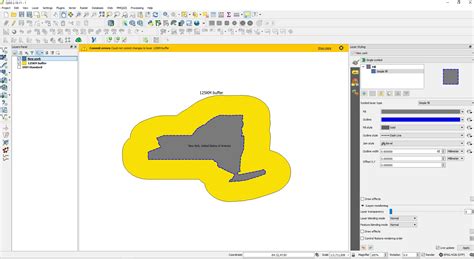 The Buffer Is Covering Unnecessary Area Of The Polygon It Was Made From In QGIS Geographic