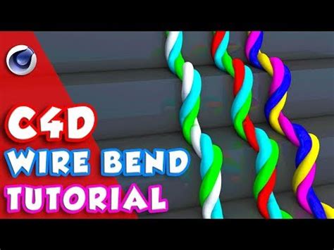 Cinema 4D Wire Bend Tutorial | C4D Tutorial - YouTube