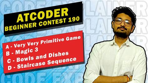 Atcoder Beginner Contest 190 Magic 3 Bowls And Dishes Staircase