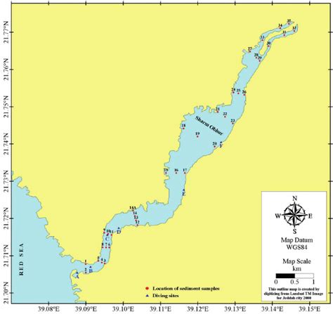 Locations Of The Bottom Sediment Sampling And Bottom Photographs Sites