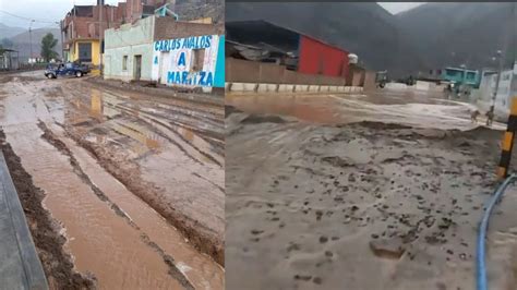 Huaico En Calango Viviendas Inundadas Y Calles Colapsadas Ante La Activación De La Quebrada