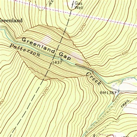 Greenland Gap Wv 1967 24000 Scale Map By United States Geological Survey Avenza Maps